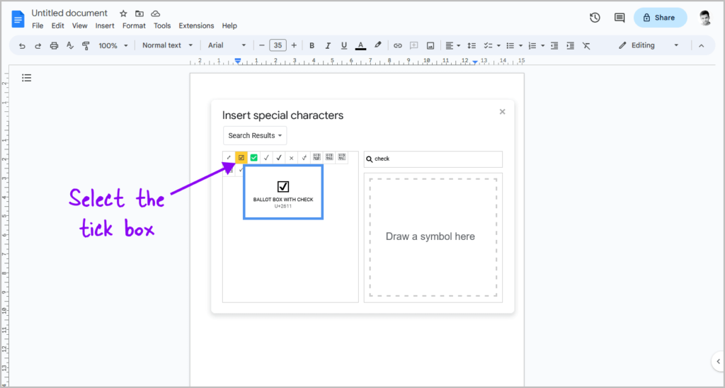 How to Insert Tick Box Symbol in Google Docs How to Insert Tick Box Symbol in Google Docs