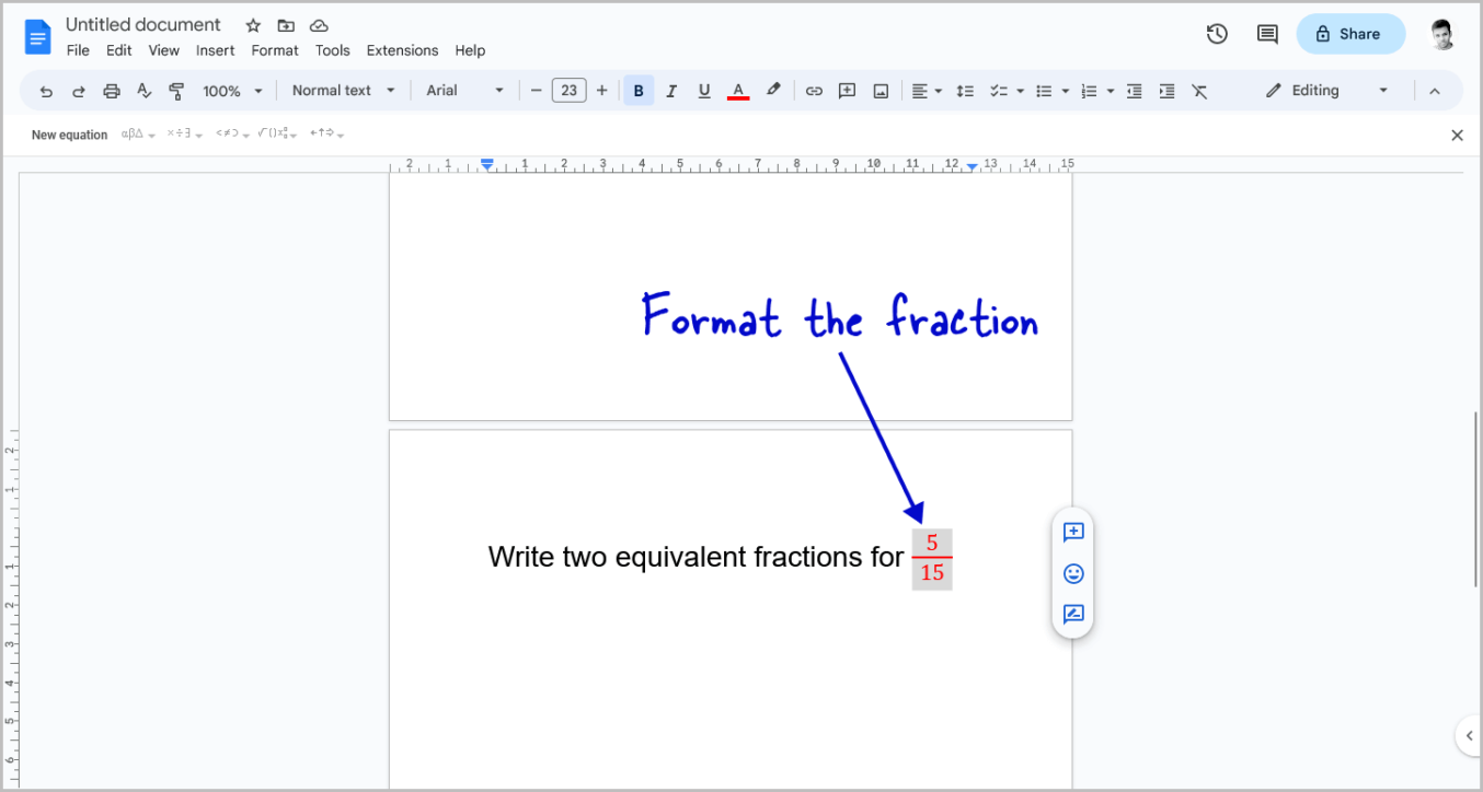 3 Easy Ways to Make Fractions in Google Docs 3 Easy Ways to Make Fractions in Google Docs