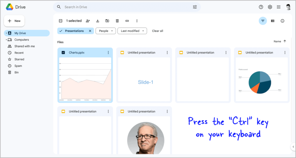 How to Select Multiple Slides on Google Slides
