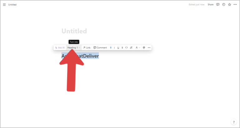 How to Center Text in Notion [Quickest Method]